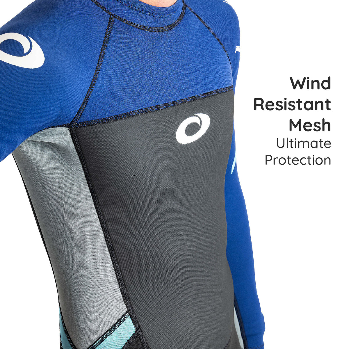 Mens 3mm Full Wetsuit - Blue | Summer Surf | Osprey
