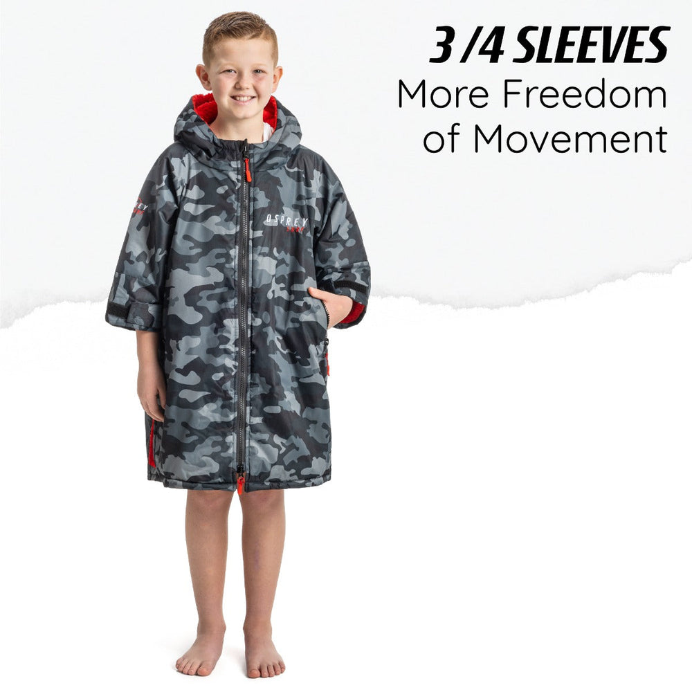 Kids Changing Robe - Camo | Surf Accessories | Osprey