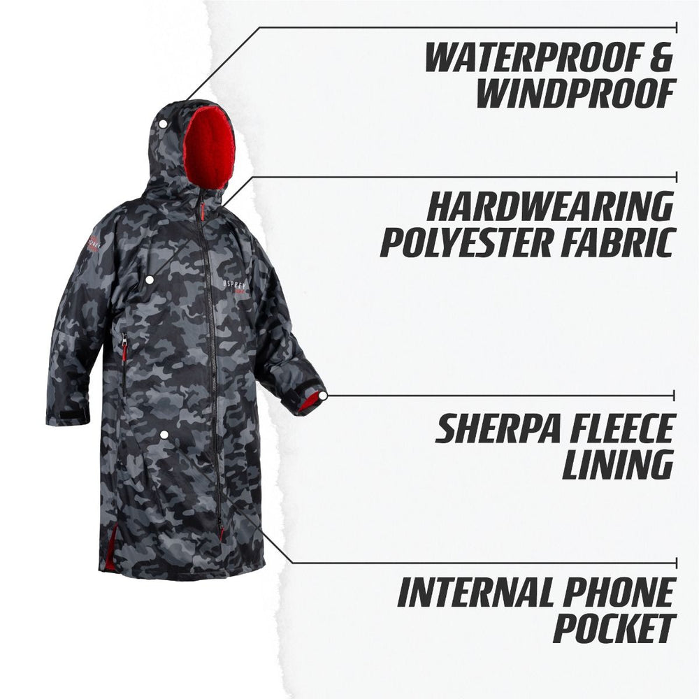 Adult Changing Robe - Camo | Surf Accessories | Osprey