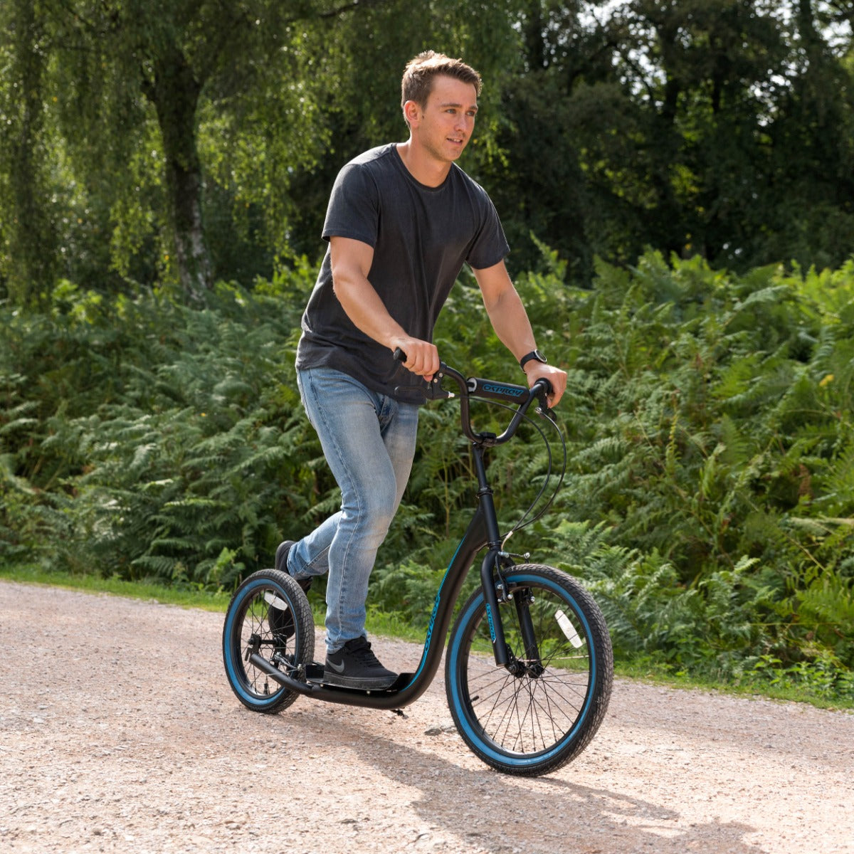 Adjustable BMX Scooter - Black | Big Wheel Scooters | Osprey
