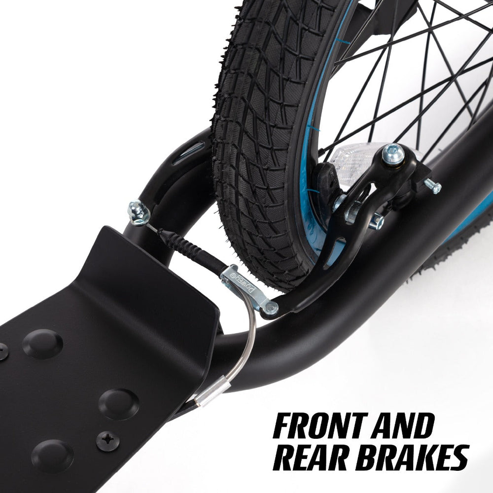 Adjustable BMX Scooter - Black | Big Wheel Scooters | Osprey