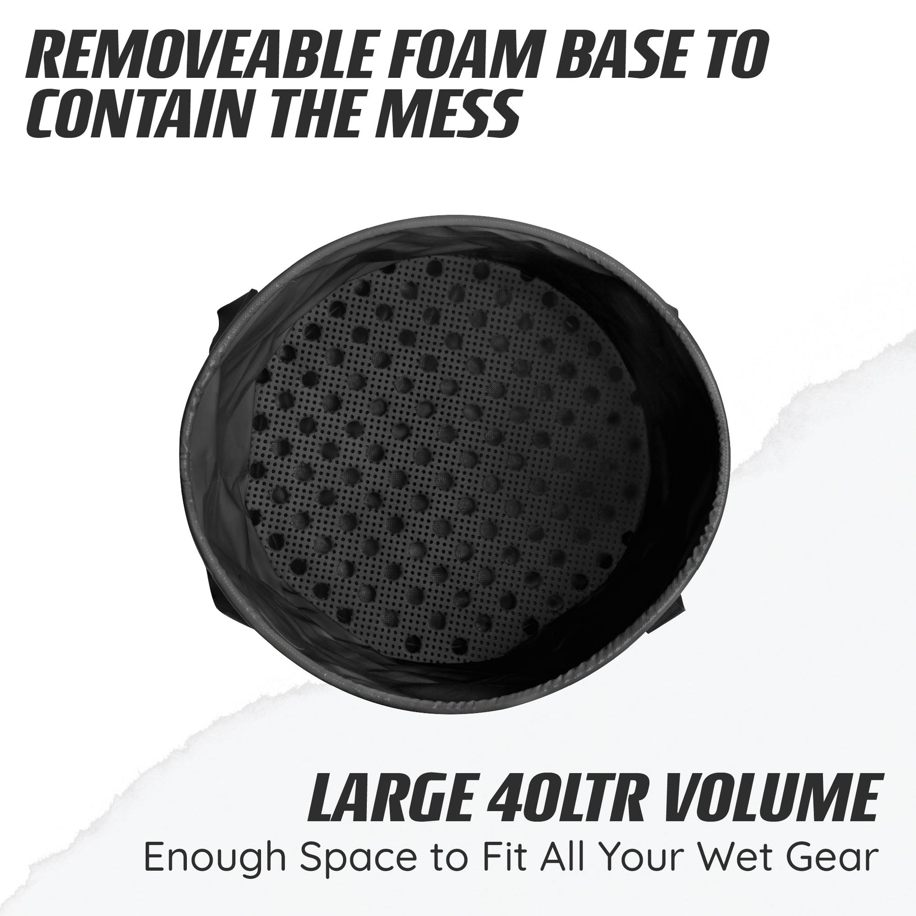 Waterproof Wetsuit Changing Bucket – Black | Surf Accessories | Osprey