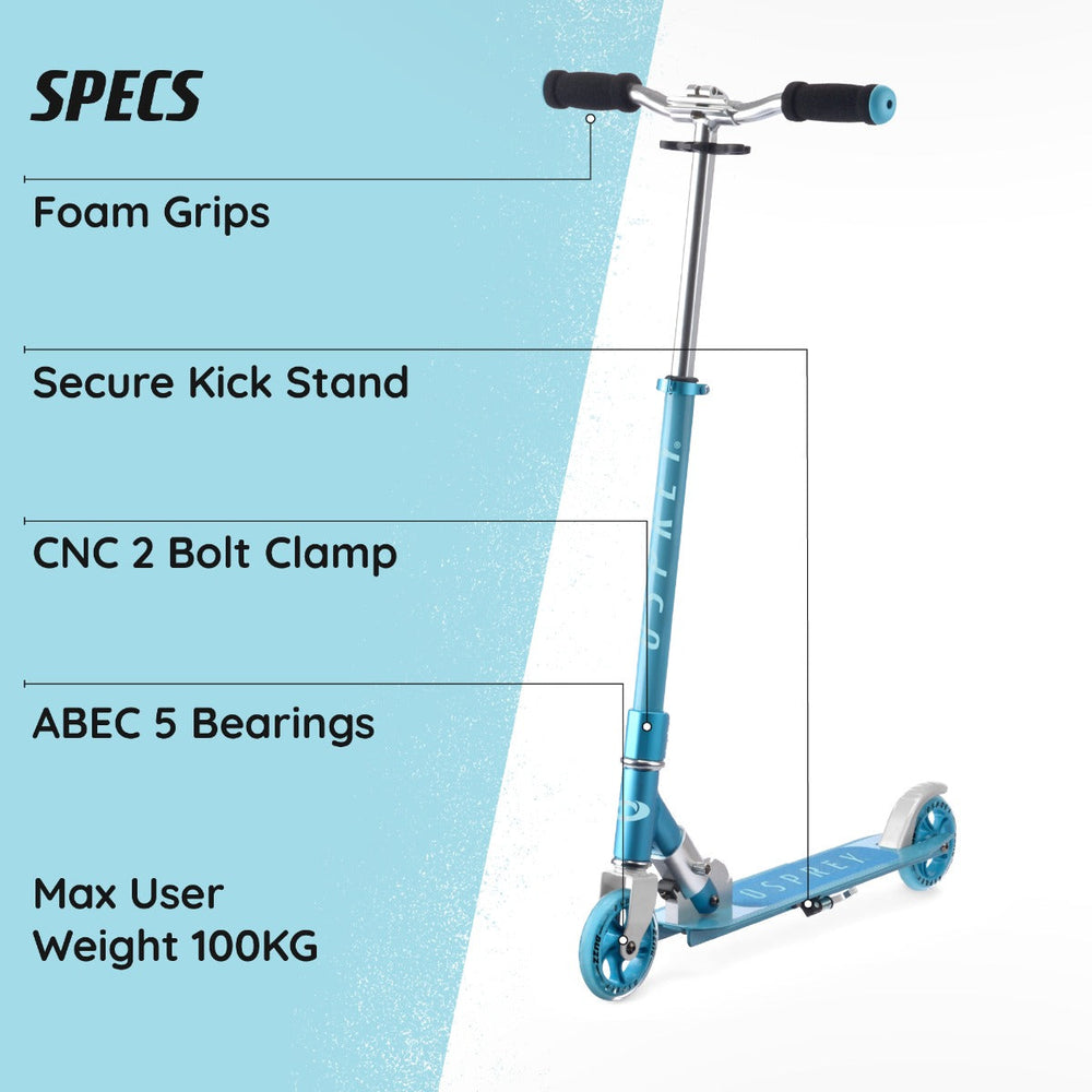 Kids Folding Scooter - Blue | Scooters | Osprey