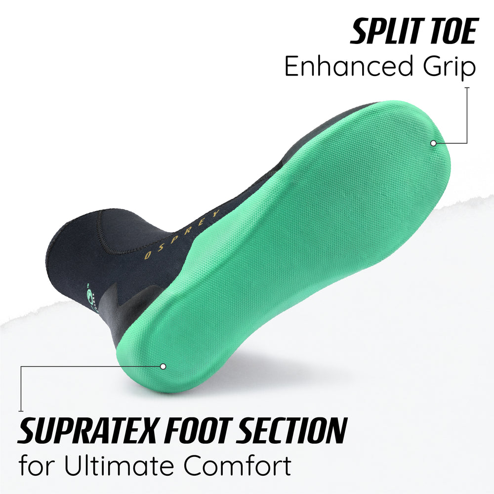 Source Eco 3mm Wetsuit Boots - Black | Osprey
