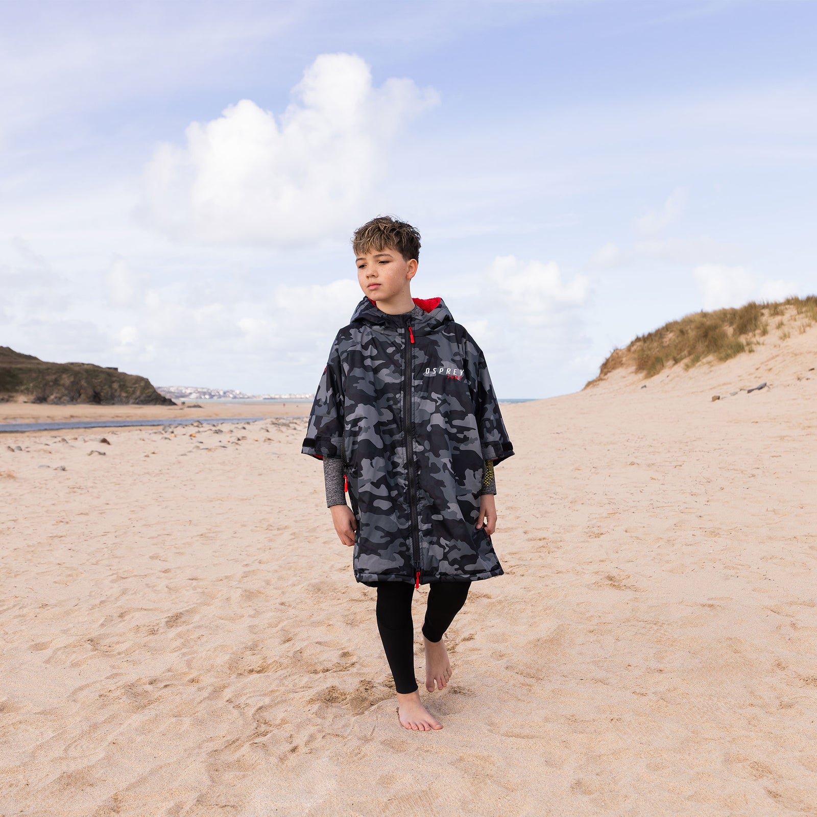 Kids Changing Robe - Camo | Surf Accessories | Osprey