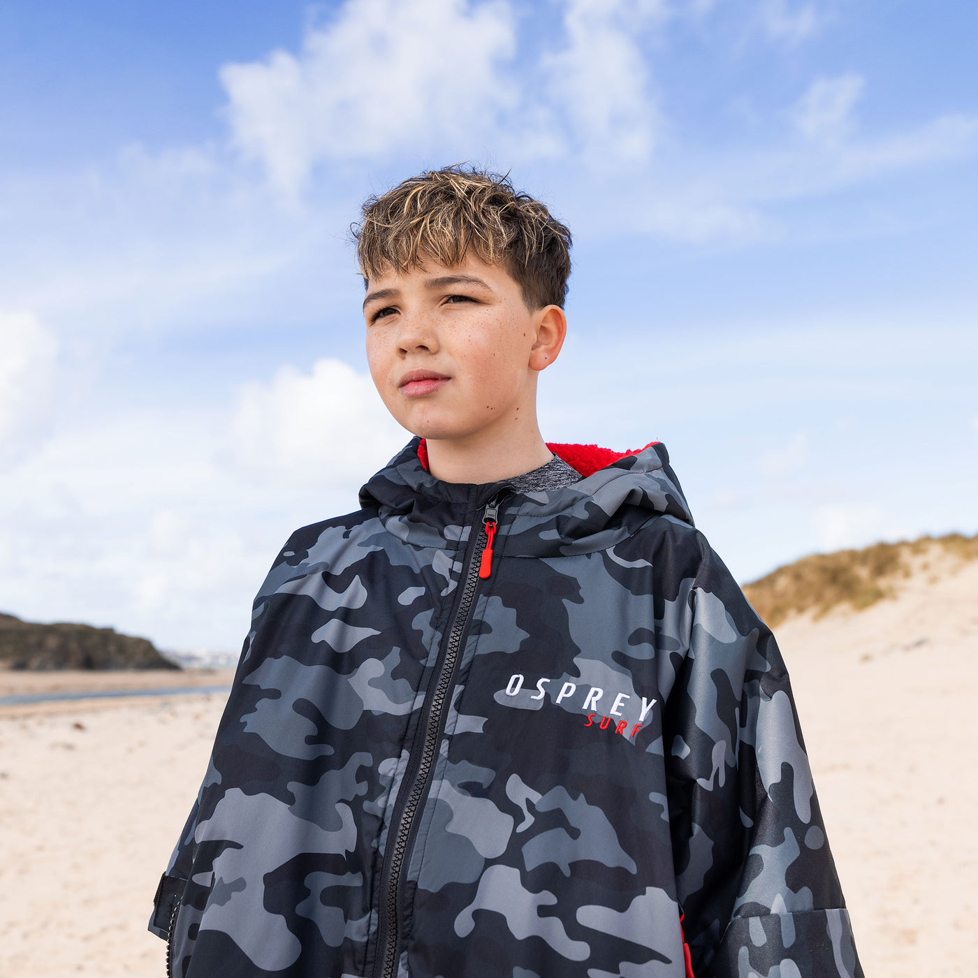 Kids Changing Robe - Camo | Surf Accessories | Osprey