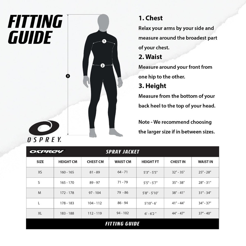 Spray Jacket - Blue | Watersports Accessories | Osprey