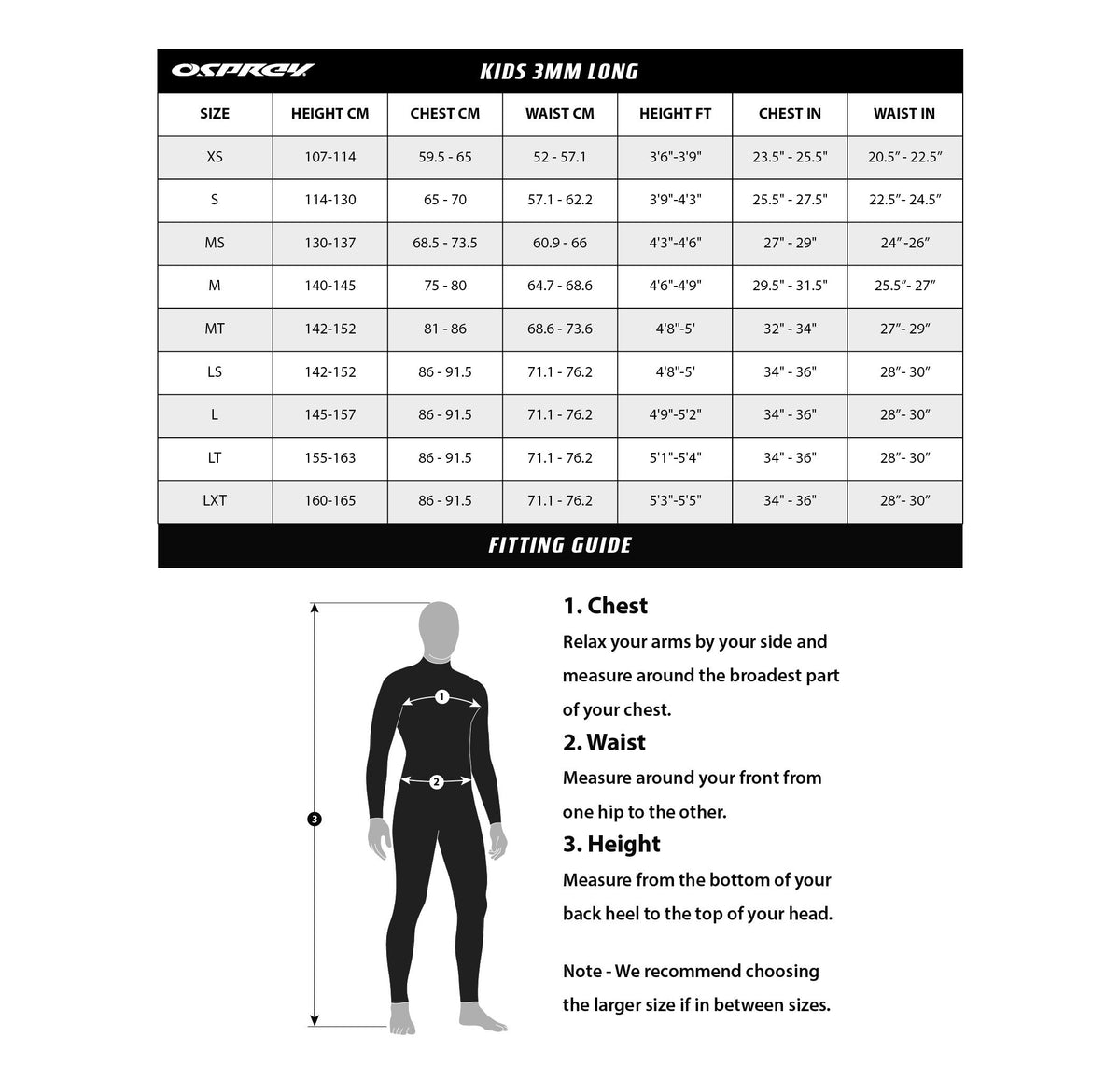 Boys 3mm Full Wetsuit - Red | Summer Surf | Osprey