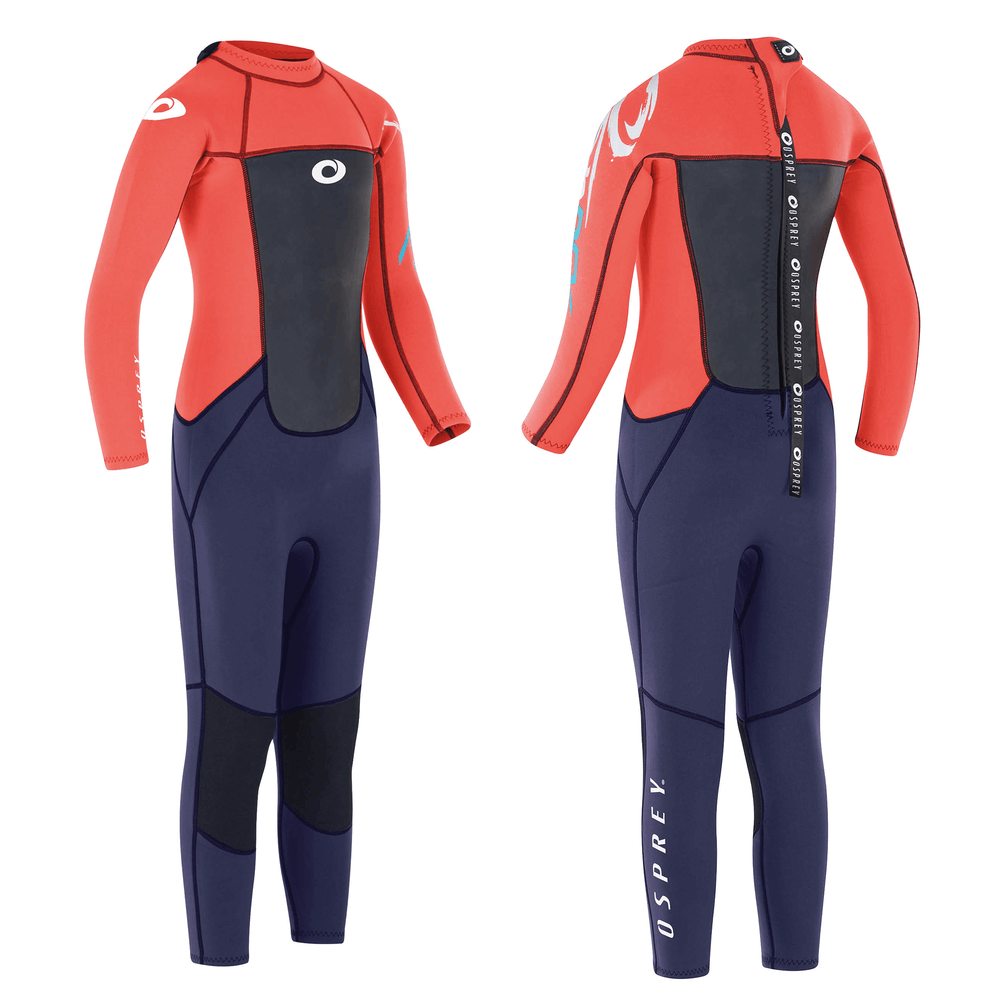 Kids 3mm Full Wetsuit - Pink | Summer Surf | Osprey