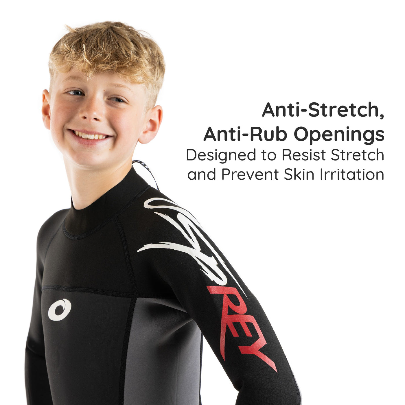 Boys 3mm Full Wetsuit - Red | Summer Surf | Osprey