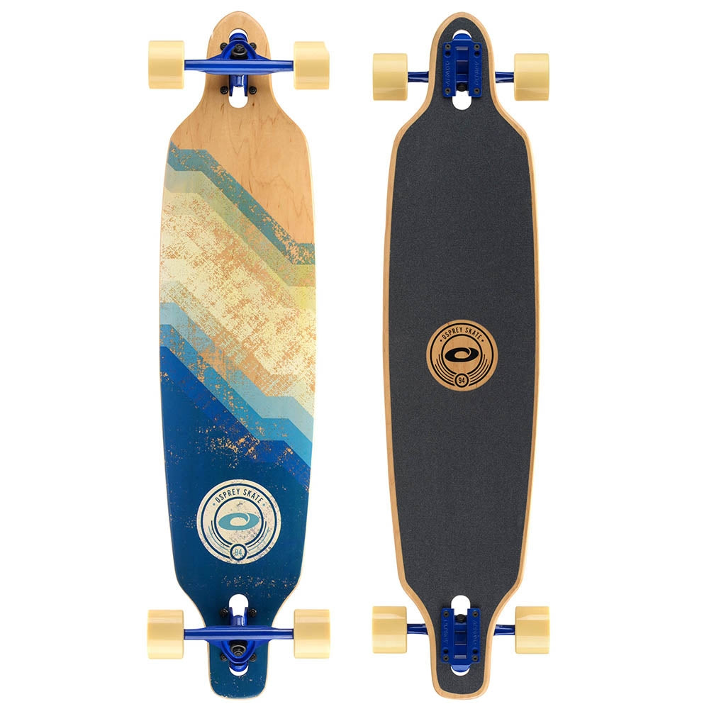 39inch Twin Tip Longboard - Slide Fade | Skate & Cruise | Osprey