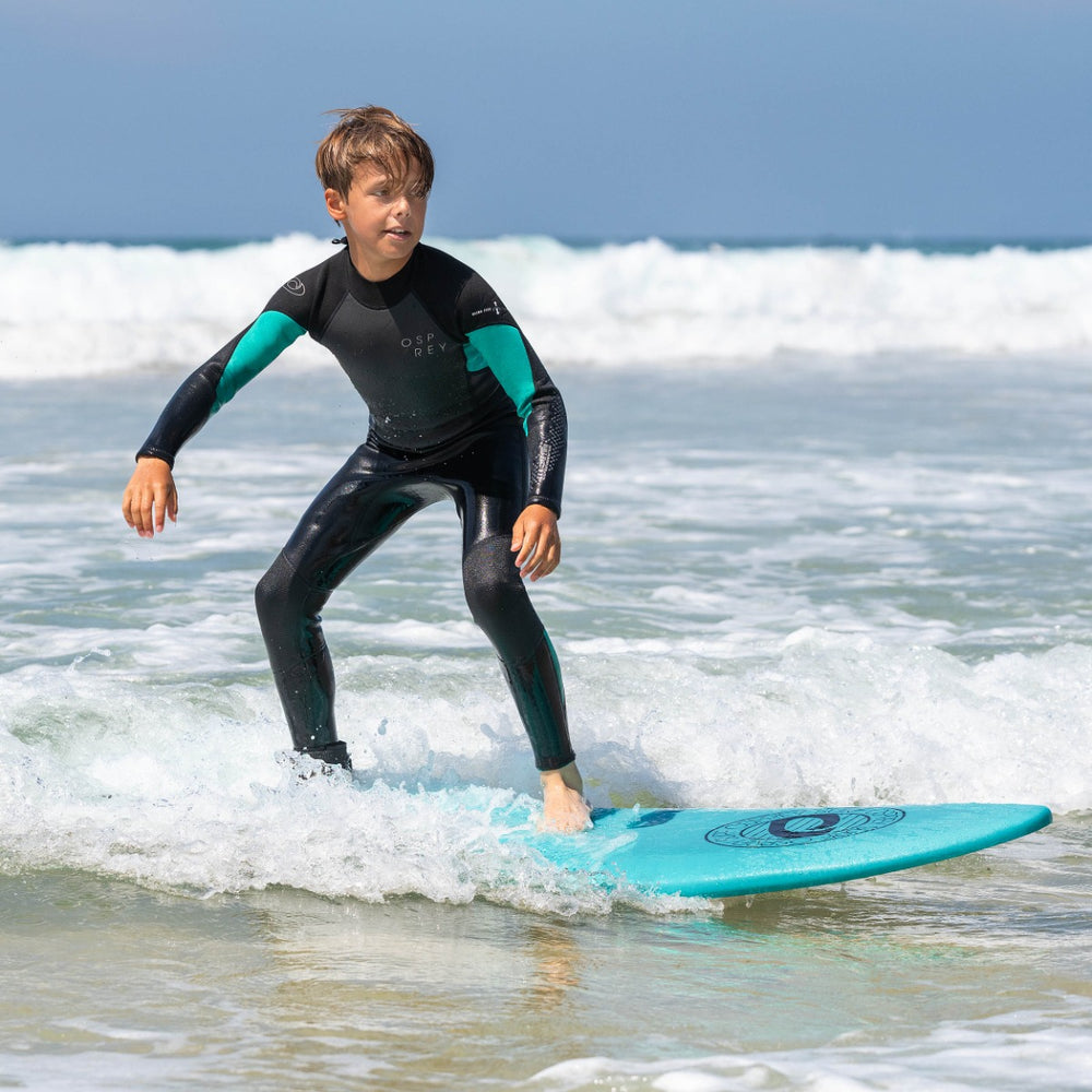 Kids 3mm Zero Full Wetsuit - Teal | Summer Surf | Osprey