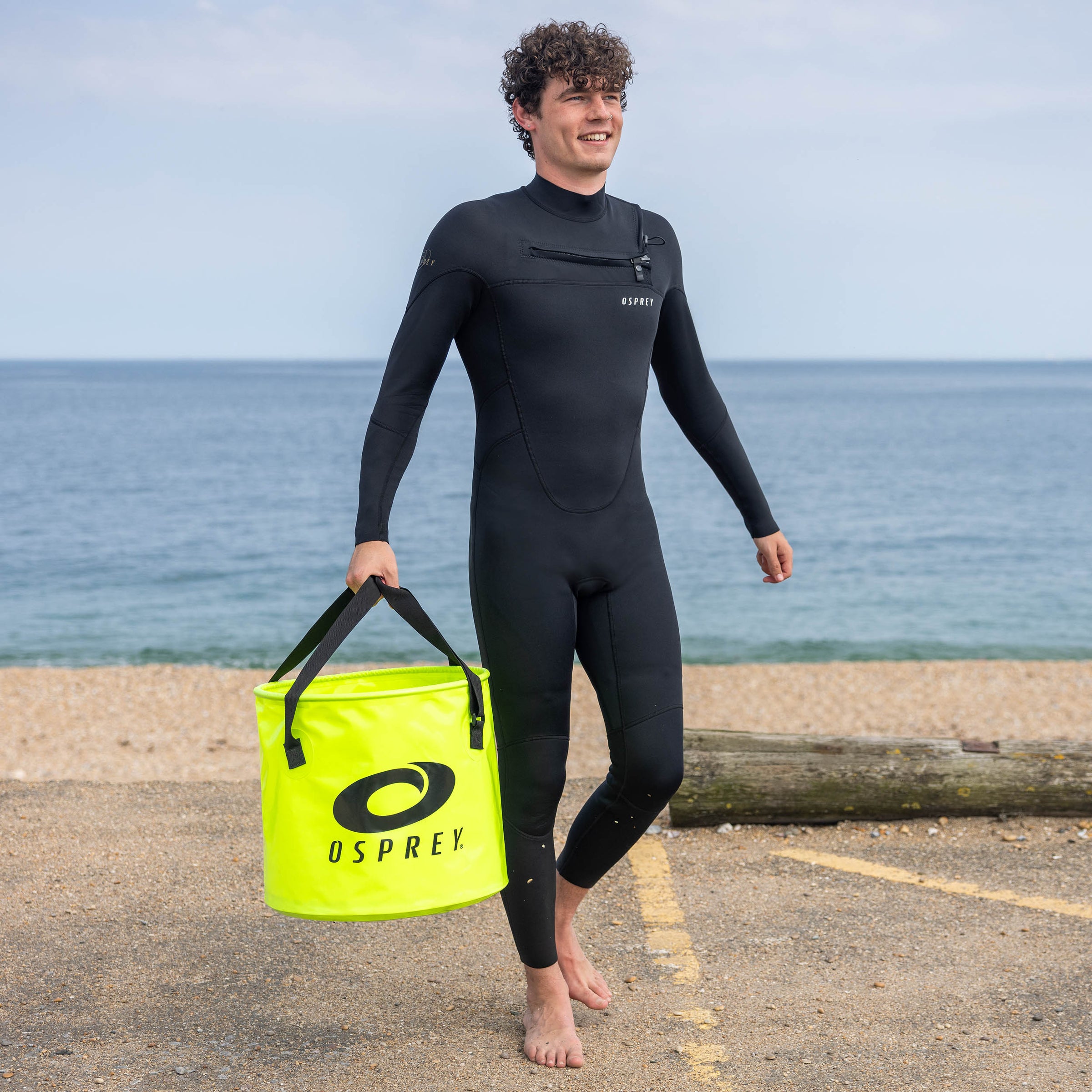 Waterproof Wetsuit Changing Bucket – Yellow | Surf Accessories | Osprey