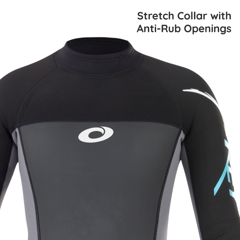 Womens 3mm Full Wetsuit - Blue | Summer Surf | Osprey