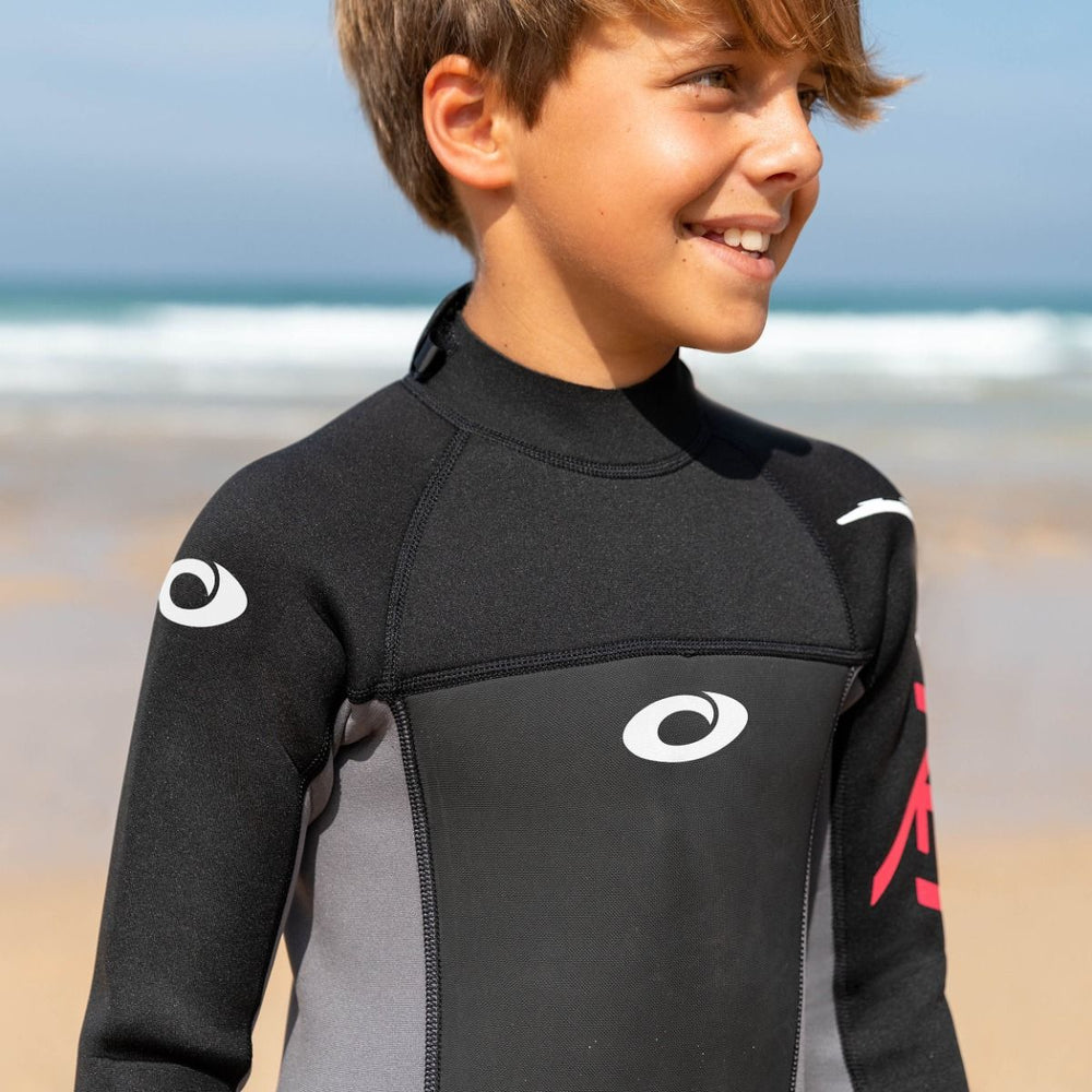 Boys 3mm Full Wetsuit - Red | Summer Surf | Osprey