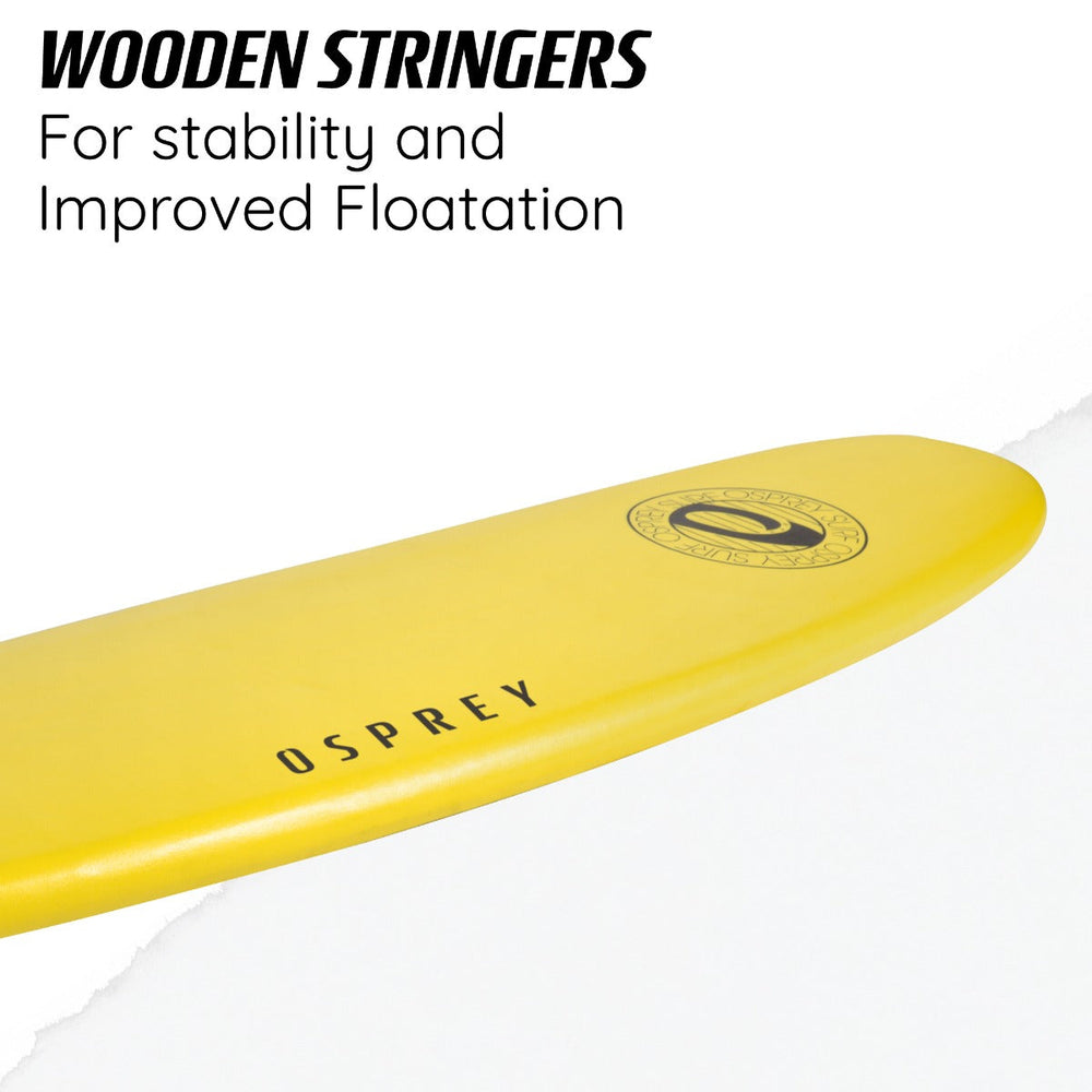9ft 3in Foamie - Yellow | Beginner Surfboards | Osprey